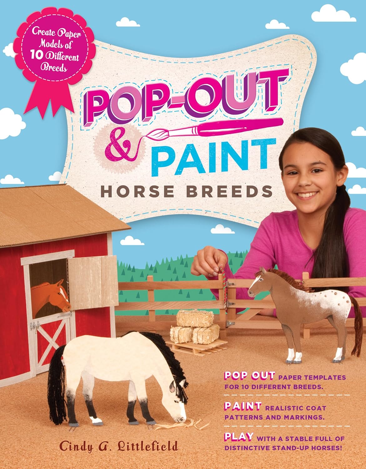 Pop-Out & Paint Horse Breeds: Create Paper Models of 10 Different ...